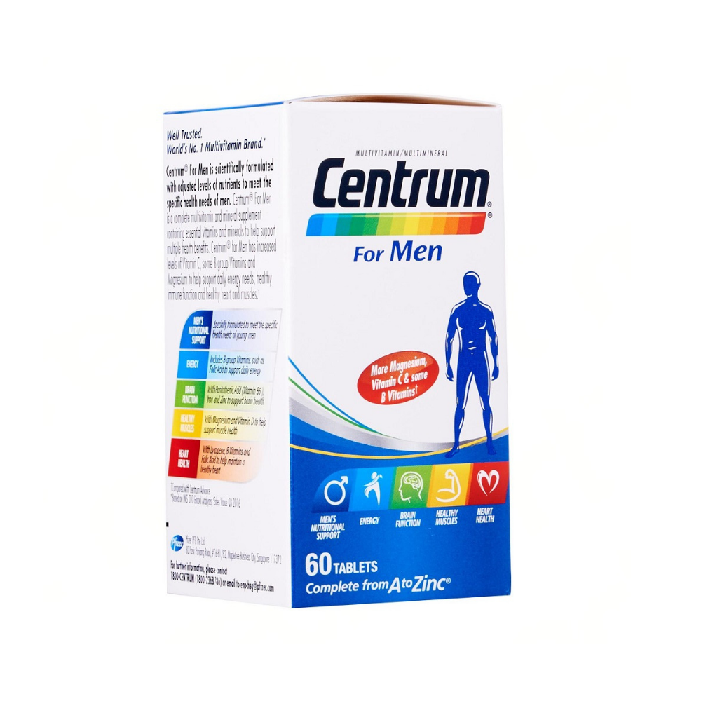 SingHealth Pharmacare | Online Pharmacy Singapore | Centrum for Men 60s