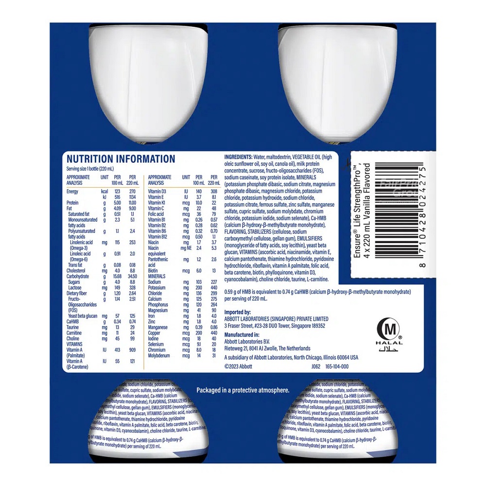 SingHealth Pharmacare | Online Pharmacy Singapore | Abbott Ensure Life Strength Pro Liquid ...